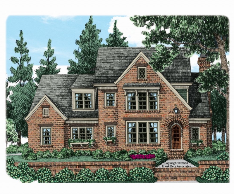 Brick Cottage House Plans Modern European Cottage House Plan